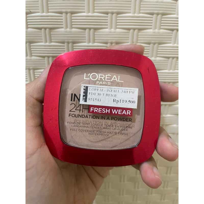 Jual L'Oréal Paris Infallible 24h Fresh Wear Powder Foundation High ...