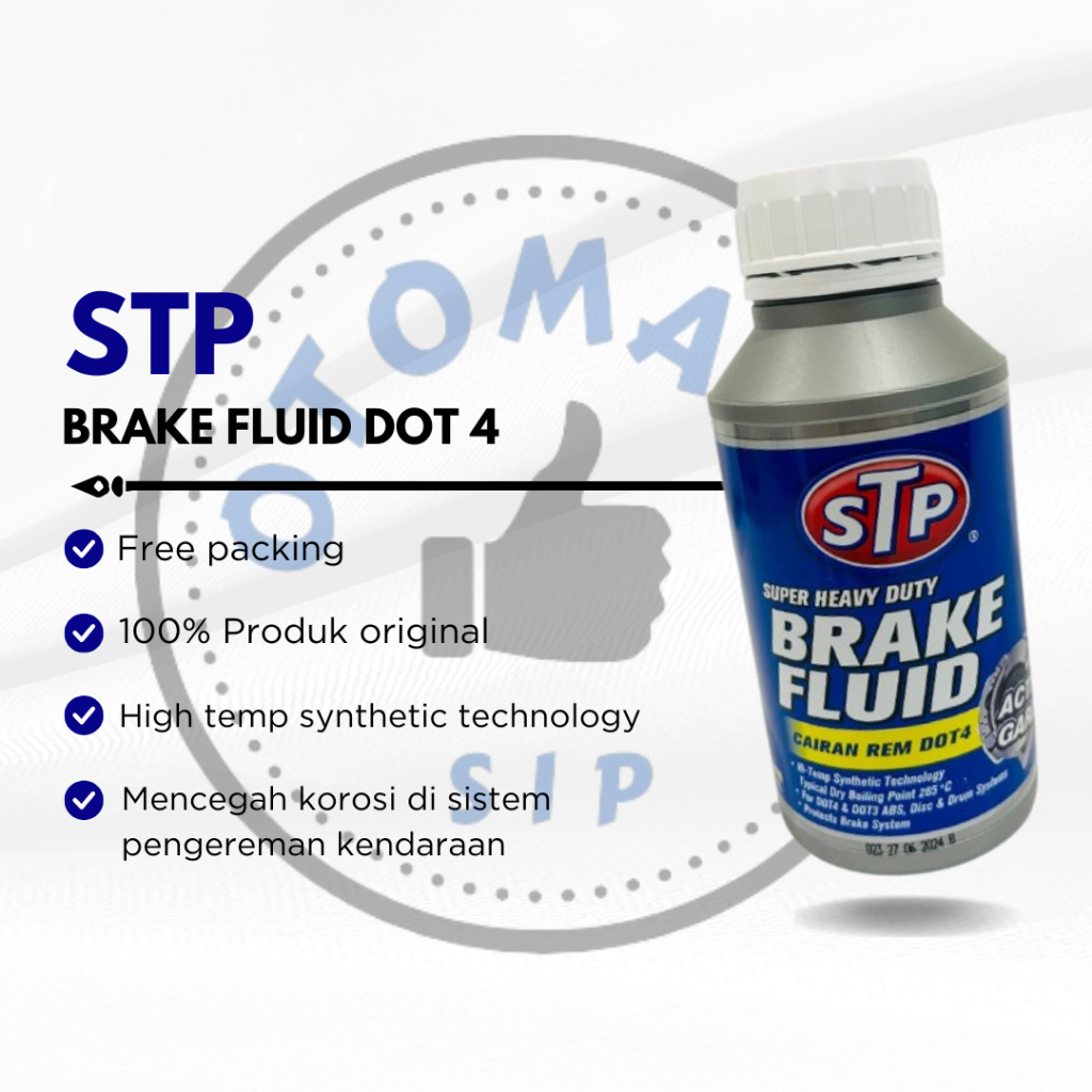 Jual STP Brake Fluid (Cairan Minyak Rem) DOT 4 Mobil Motor 300 ml PUTIH | Shopee Indonesia