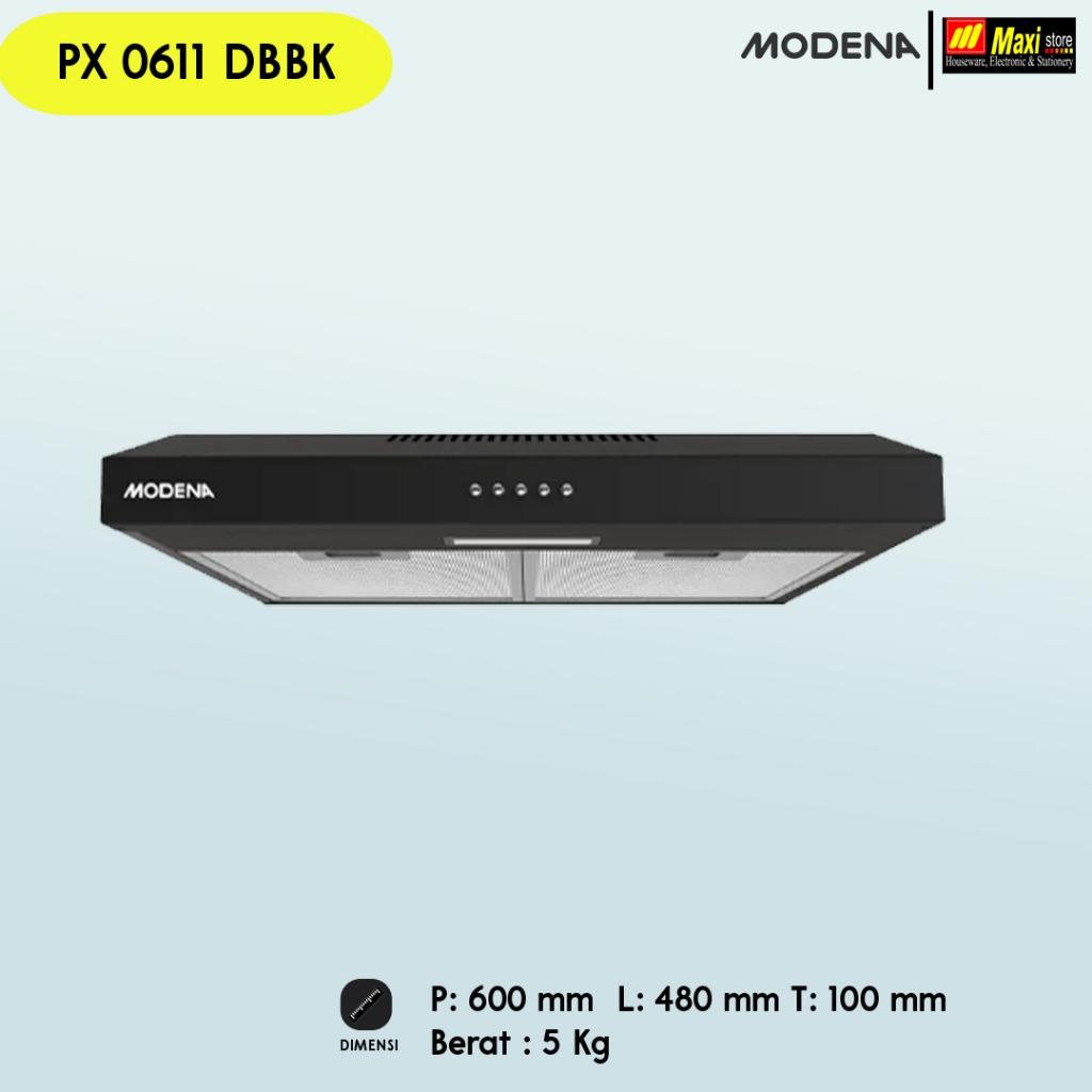 Jual MODENA PX 0611 DBBK Slim Hood 60cm -Garansi Resmi | Shopee Indonesia