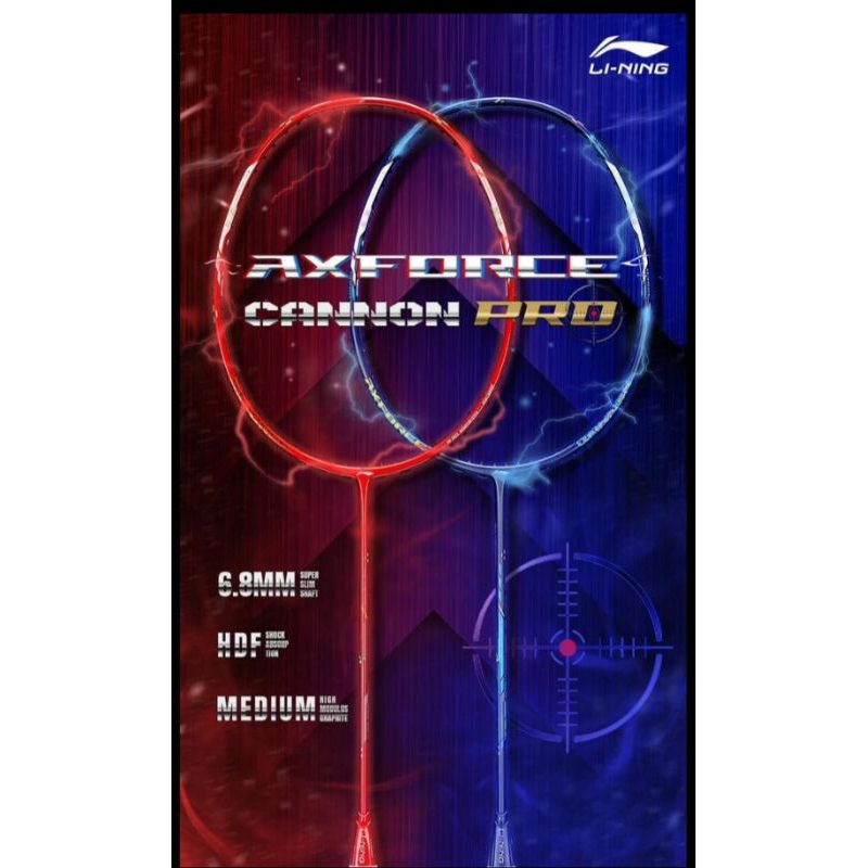 Jual LI NING AXFORCE CANNON-PRO 4U-G5 /5U/G5 PRODUK ORIGINAL | Shopee ...