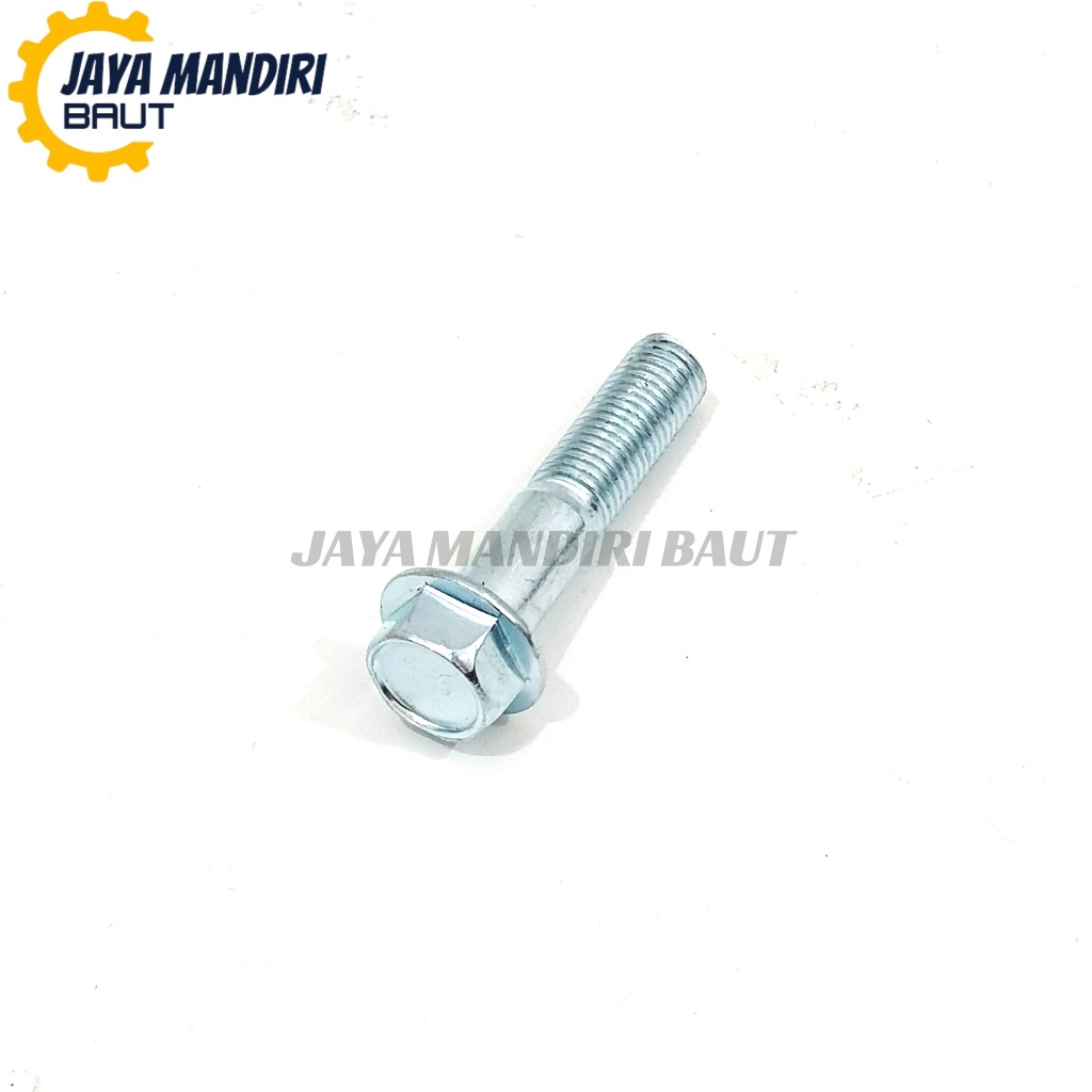 Jual Flange Bolt M10x45 Baut Kunci 14 Pitch 1.25 10x45 10mm Panjang 4 ...