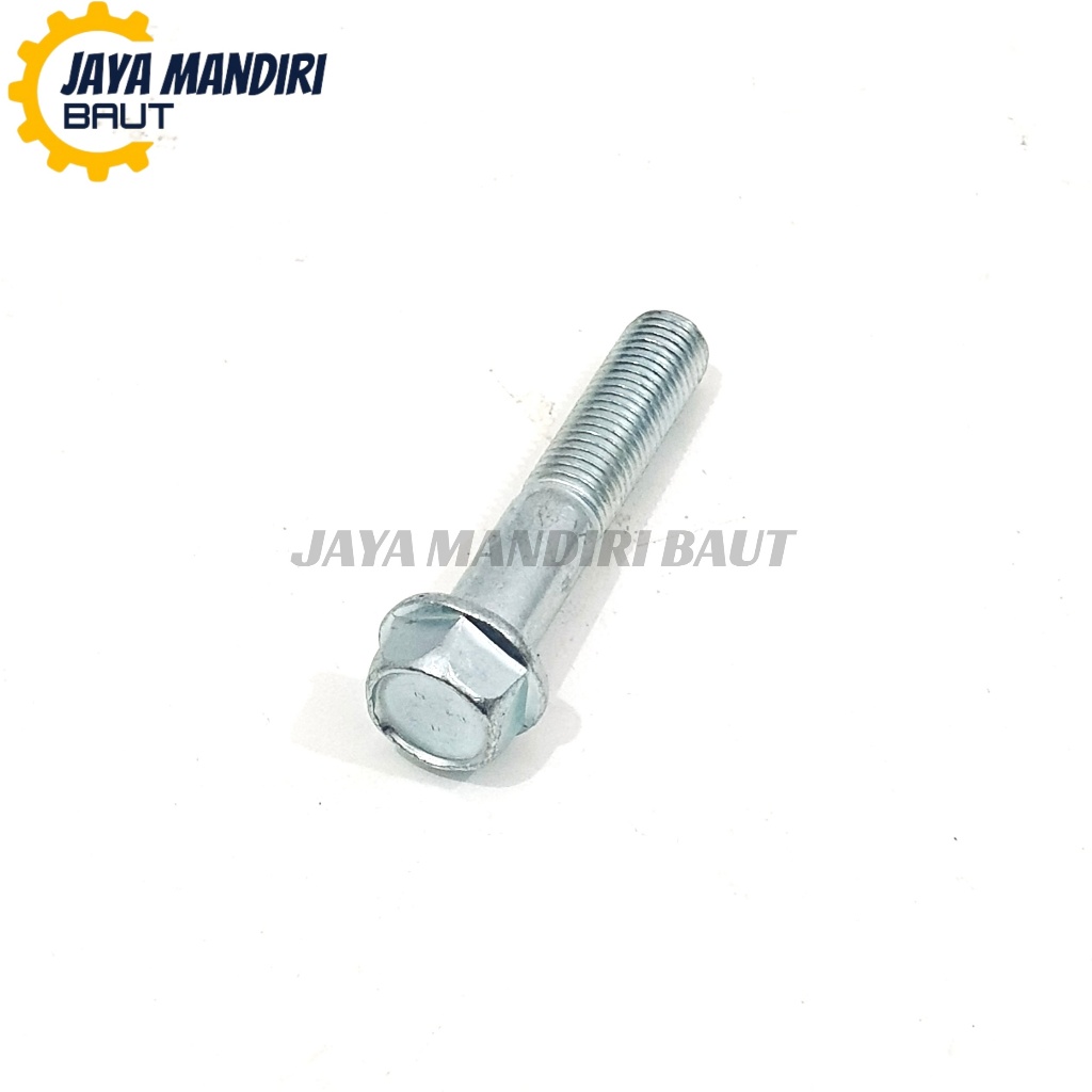 Jual Baut Topi M10 X 50 Kunci 14 Ulir 14 Baut Topi 10X50 Putih Panjang ...