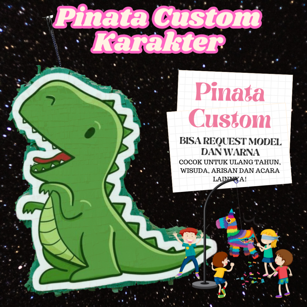 Jual Pinata Ulang Tahun / Pinata Tarik / Pinata Pukul / Pinata Custom ...
