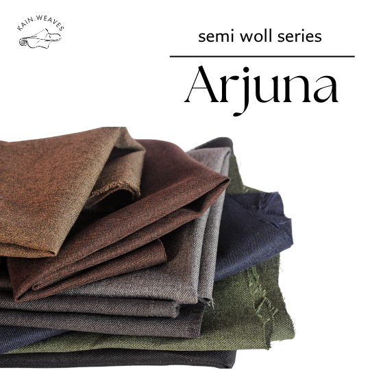 Jual Kain Bahan Rok Semi Woll Polos 0.5 Meter ARJUNA/Bahan Celana, Rok ...
