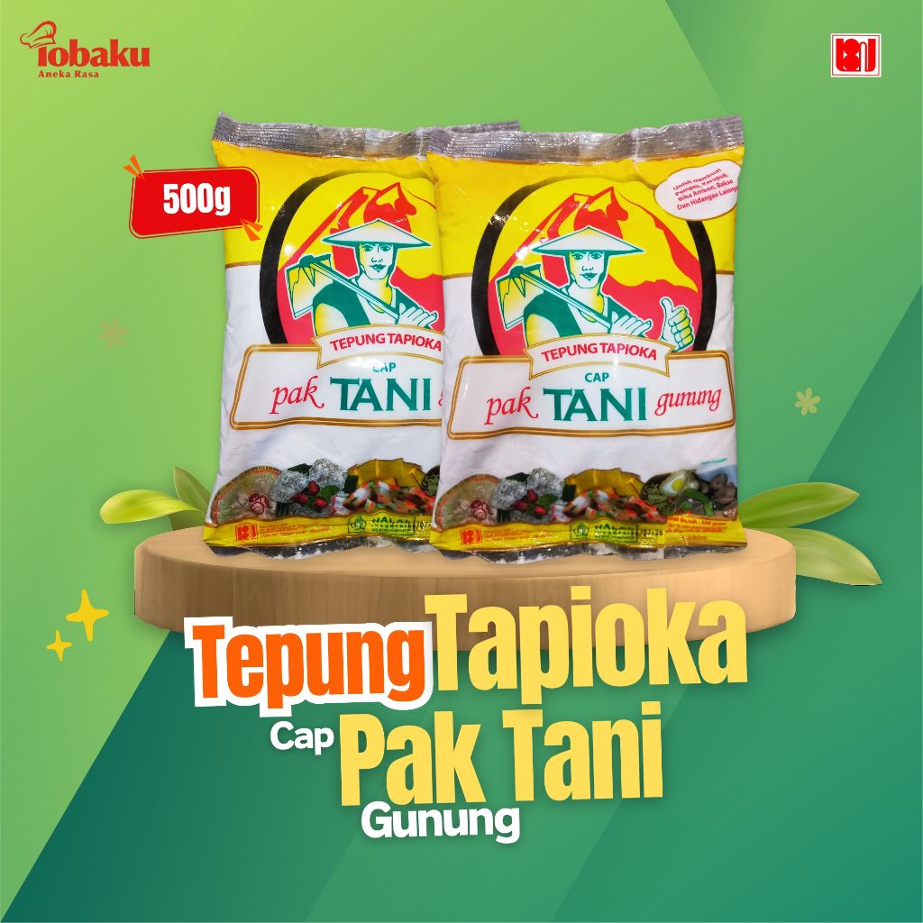 Jual Tepung Tapioka Cap PAK TANI Gunung 500g | Shopee Indonesia