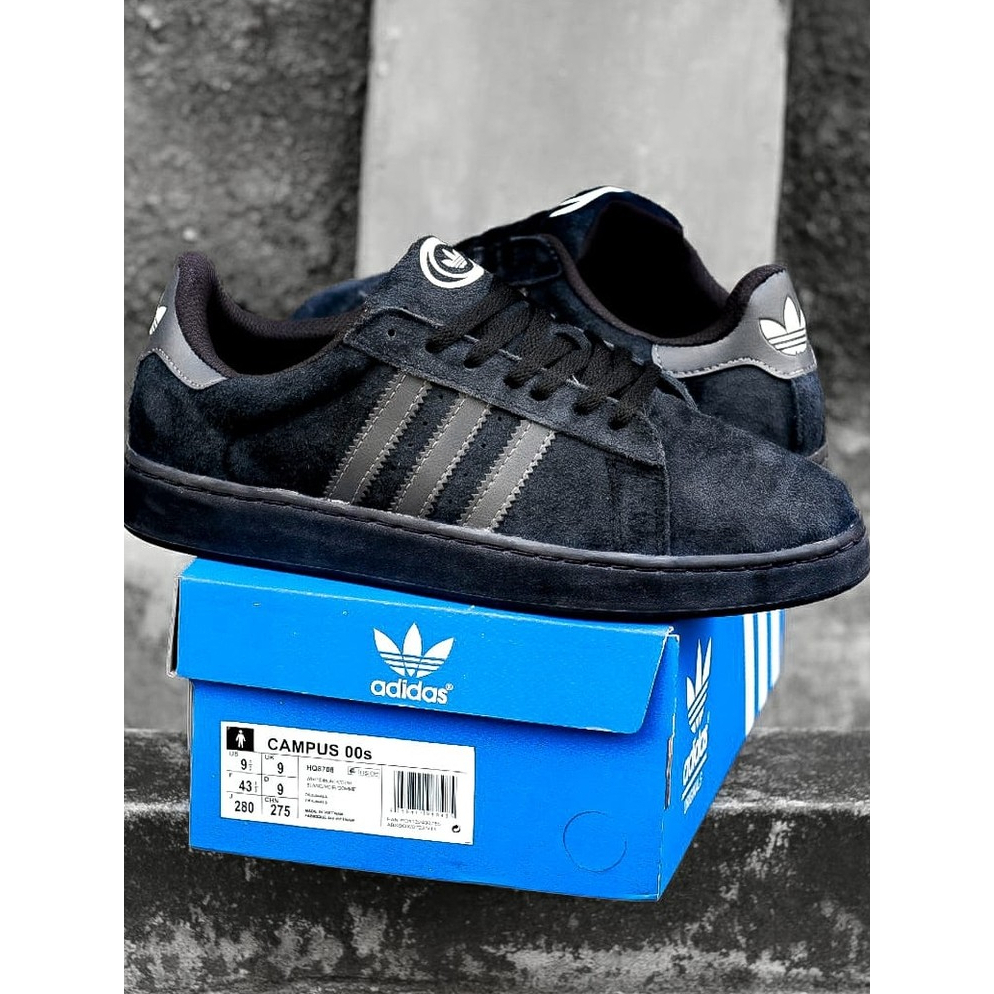 Jual SEPATU CAMPUS 00s BLACK GREY BNIB | Shopee Indonesia