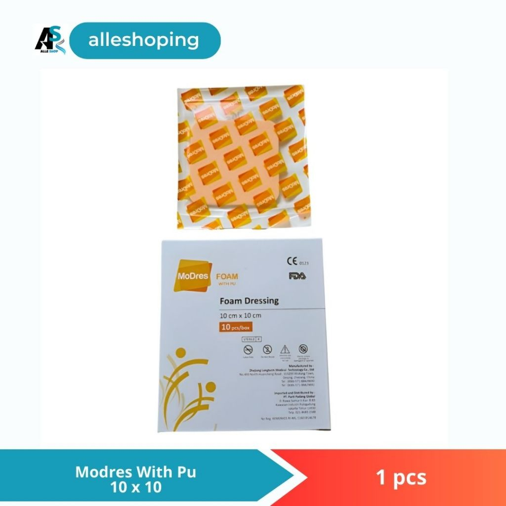 Jual Modres Foam dressing PU 10x10cm /10x20cm / Foam polyutherane 1 ...