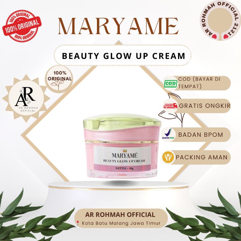 Jual [MARYAME] READY BEAUTY GLOW UP DAY CREAM MARYAME|•GUDANG BUAH ...