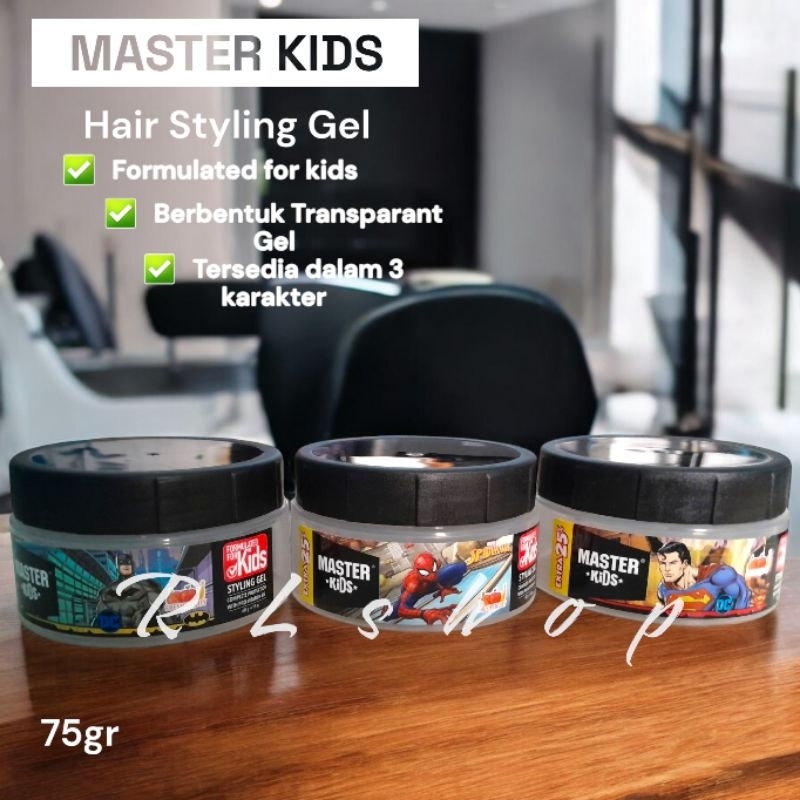 Jual MASTER KIDS Styling Gel Pomade Anak 75 g | Shopee Indonesia