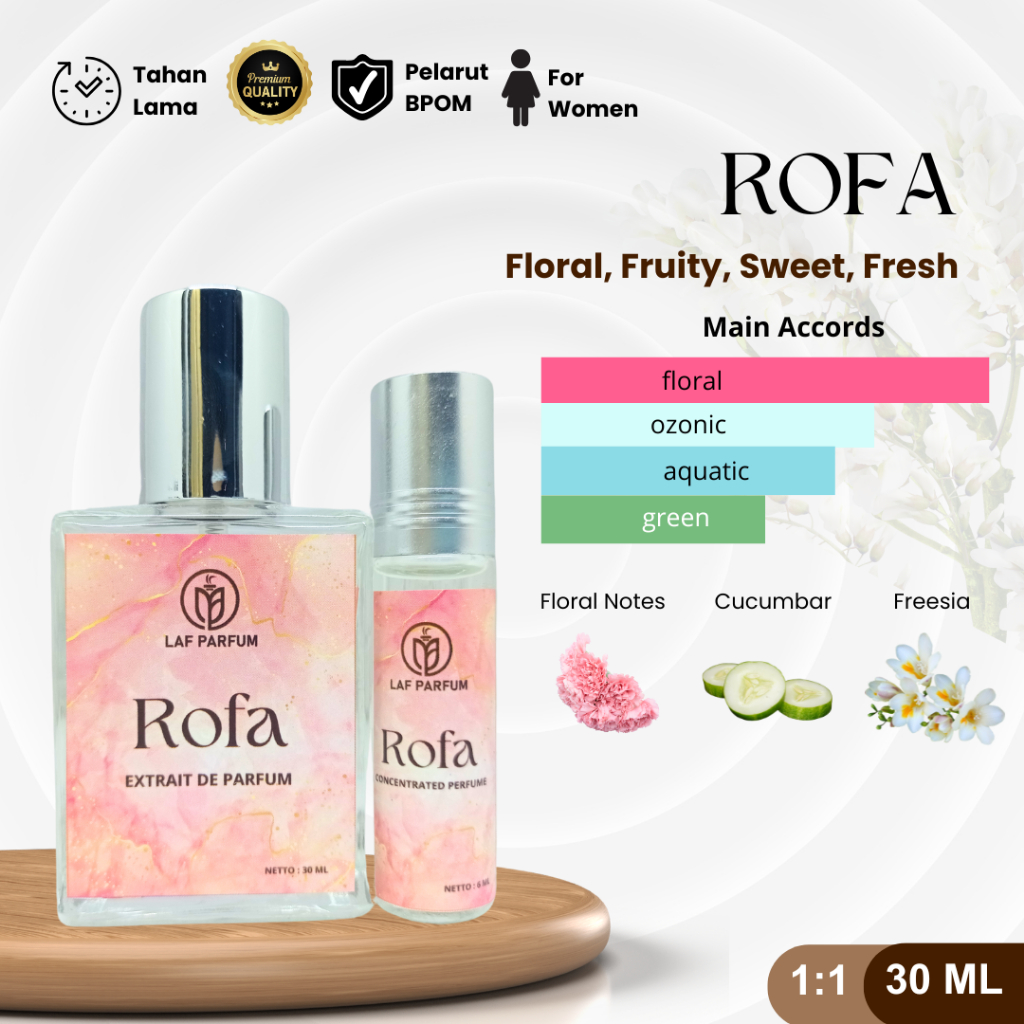 Jual ROFA by LAF Extrait De Parfum - Parfum Wanita Original Isi 30ml Terinspirasi dari Parfum ...