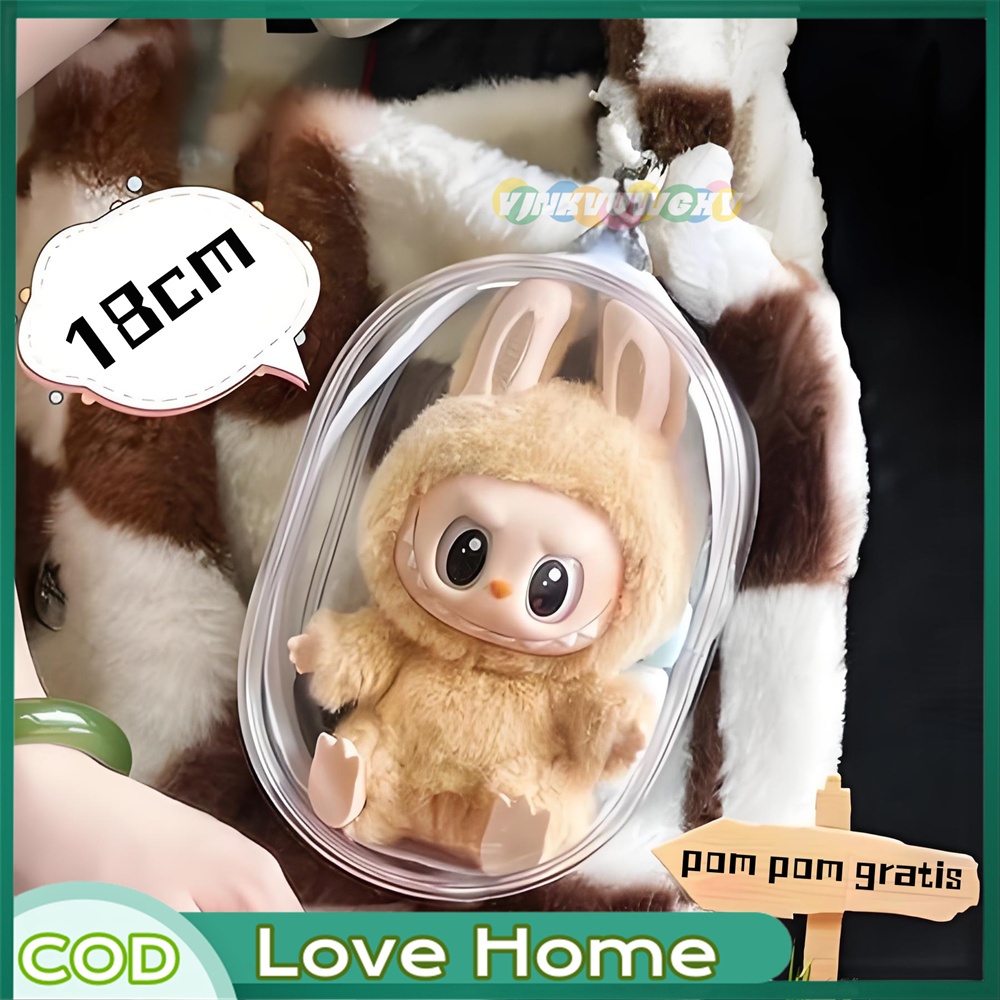 Jual (only bag)Premium PVC Pouch Keychain Pouch PVC Labubu V2/ upset ...