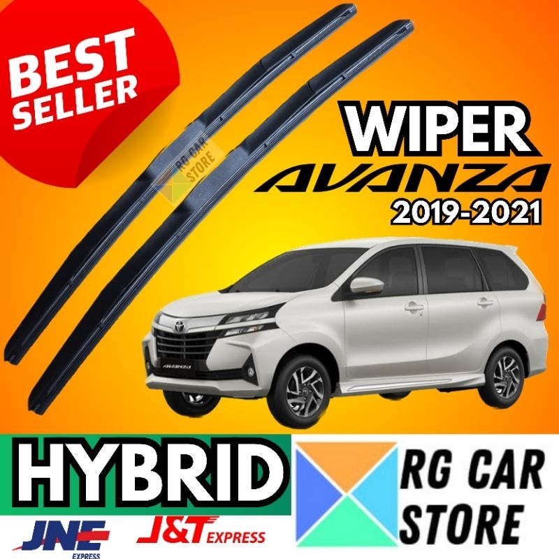 Jual Wiper Kaca Mobil Toyota Avanza 2019-2021 Model Hybrid Merek Carall Original | Shopee Indonesia