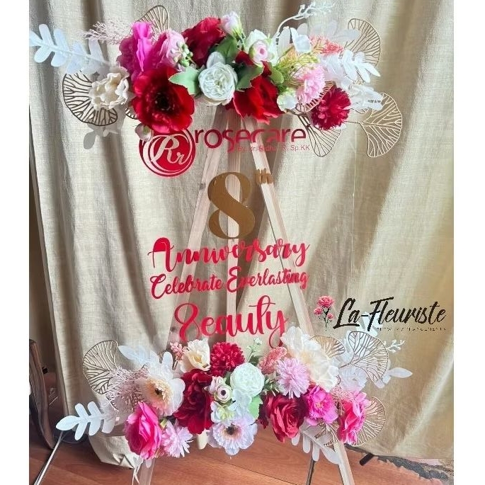 Jual [ READY INSTANT ] Acrilic | Acrylic | Flower Standing Papan Bunga ...