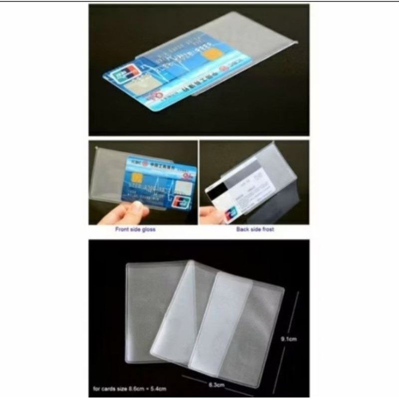 Jual Plastik Pelindung Cover ATM KTP SIM Kartu Nama | Shopee Indonesia