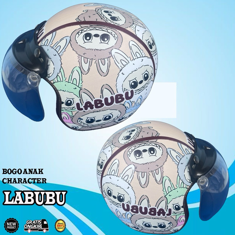 Jual Helm Bogo Anak Karakter motif Labubu & Kuromi | Shopee Indonesia