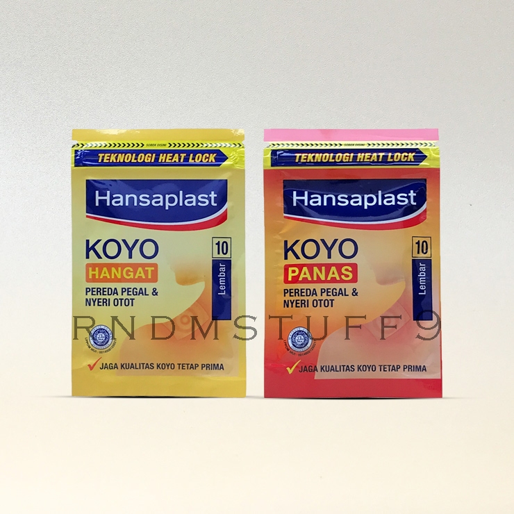 Jual HANSAPLAST Koyo Panas / Hangat Resealable isi 10 P3K Zip Lock ...