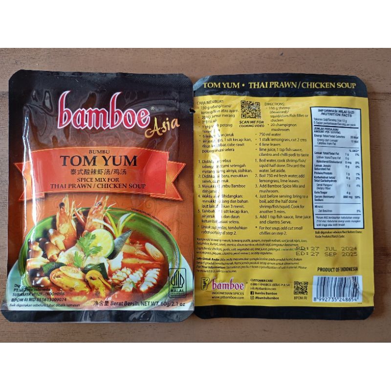 Jual Bumbu tomyam merk bamboe | Shopee Indonesia