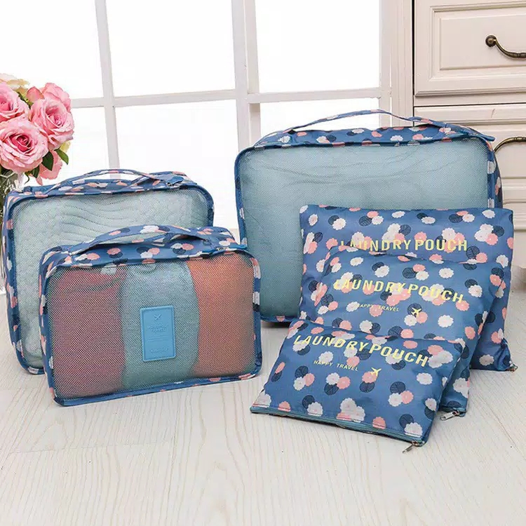 Jual KOREA TRAVEL BAG 6 IN 1 BAG SET , 6 IN 1 TRAVEL ORGANIZER / KOPER ...