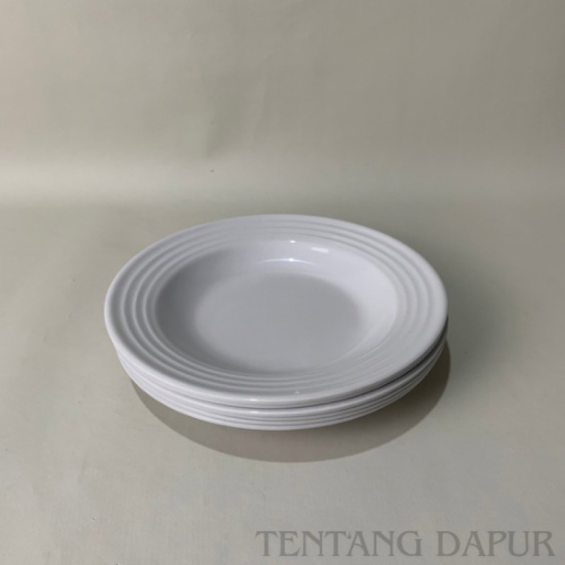 Jual (12 pcs / 1 lusin) - Piring Melamin Ulir SINGASINGI (23 cm ...