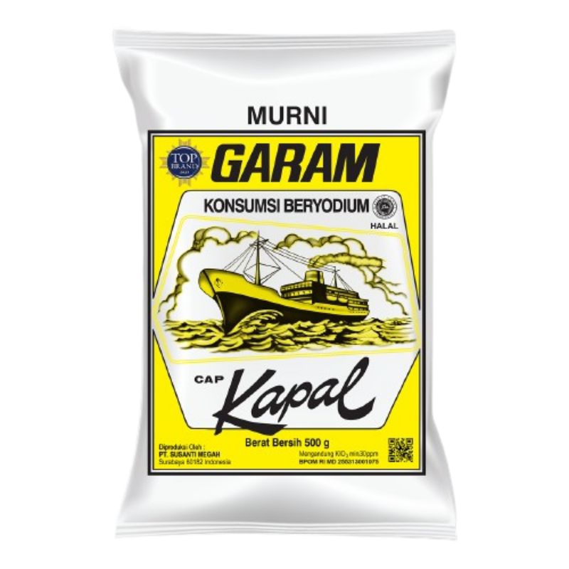 Jual Garam Cap Kapal | 500g | Shopee Indonesia