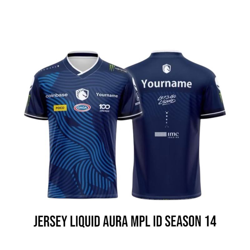 Jual JERSEY KAOS BAJU TEAM LIQUID ID LIQUID AURA ESPORTS TERBARU 2024 MPL ID SEASON 14 MOBILE ...