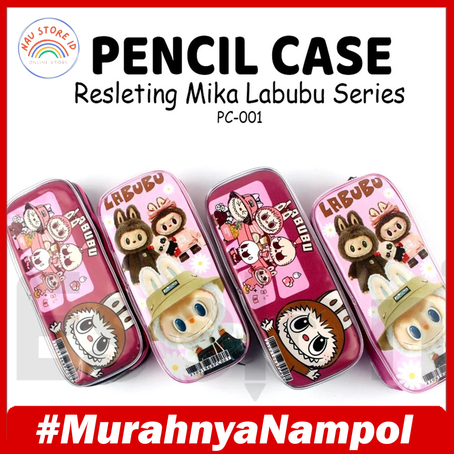 Jual Tempat Pensil Resleting Seri LABUBU / Kotak Pensil Mika LABUBU ...