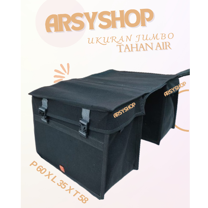 Jual Tas Obrok Motor Jumbo Kuat Tebal Dan Tahan Air | Shopee Indonesia