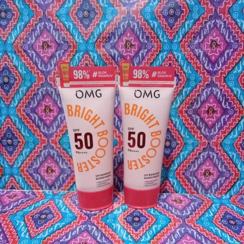 Jual Omg Bright Booster Sunscreen Spf 50 25ml | Shopee Indonesia