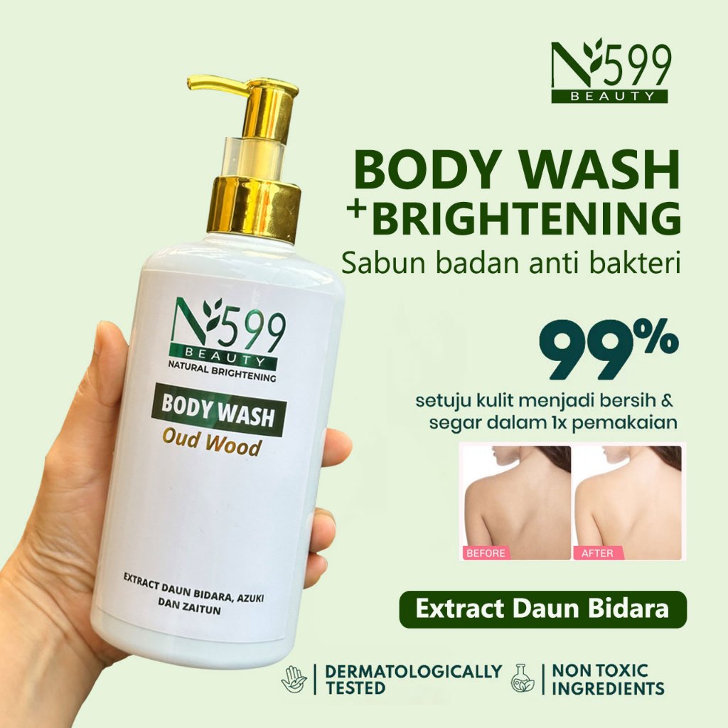 Jual N599 Sabun Mandi Body Wash Oud Wood Mencerahkan Wangi 500 ml | Shopee Indonesia