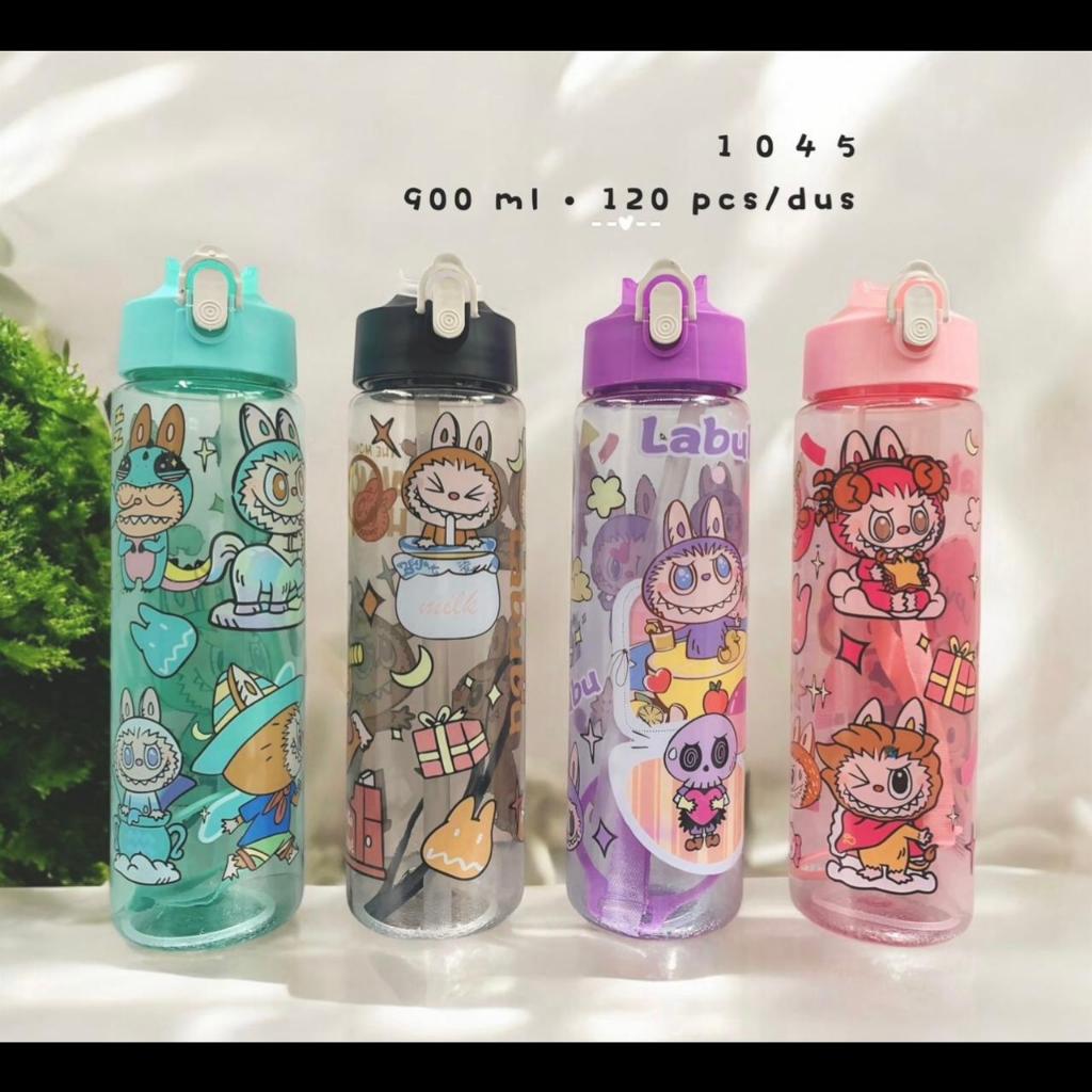 Jual STV Botol Minum Karakter Labubu Capybara Kapasitas 900ml Free Stiker + Tali Pendek | Shopee ...