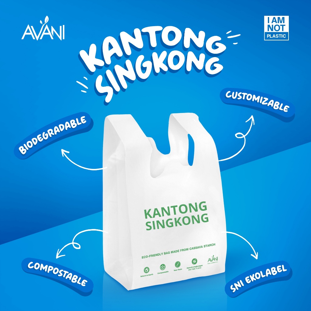 Jual Avani - KANTONG SINGKONG Eco-Friendly Cassava Bag PALING MURAH ...
