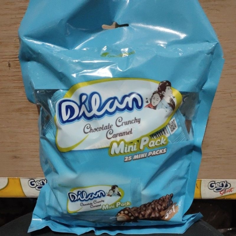 Jual Dilan chocolate crunchy caramel mini pack isi 25pcs | Shopee Indonesia