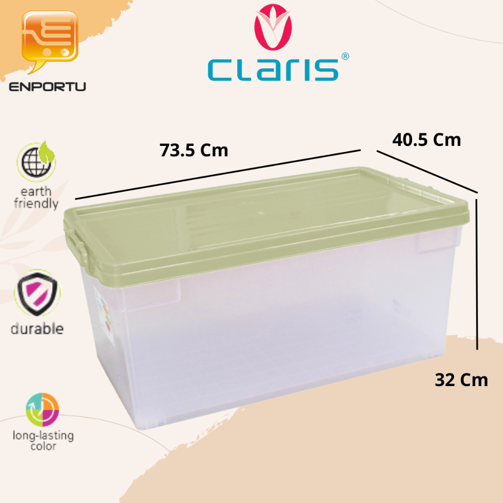 Jual CLARIS Container Nexis 1022 RE (66 Lt)/ Container Box Serbaguna ...