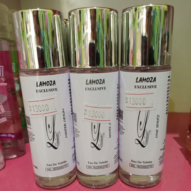 Jual Parfum Lamoza || One Spritz || White Angel || Master Opium ...