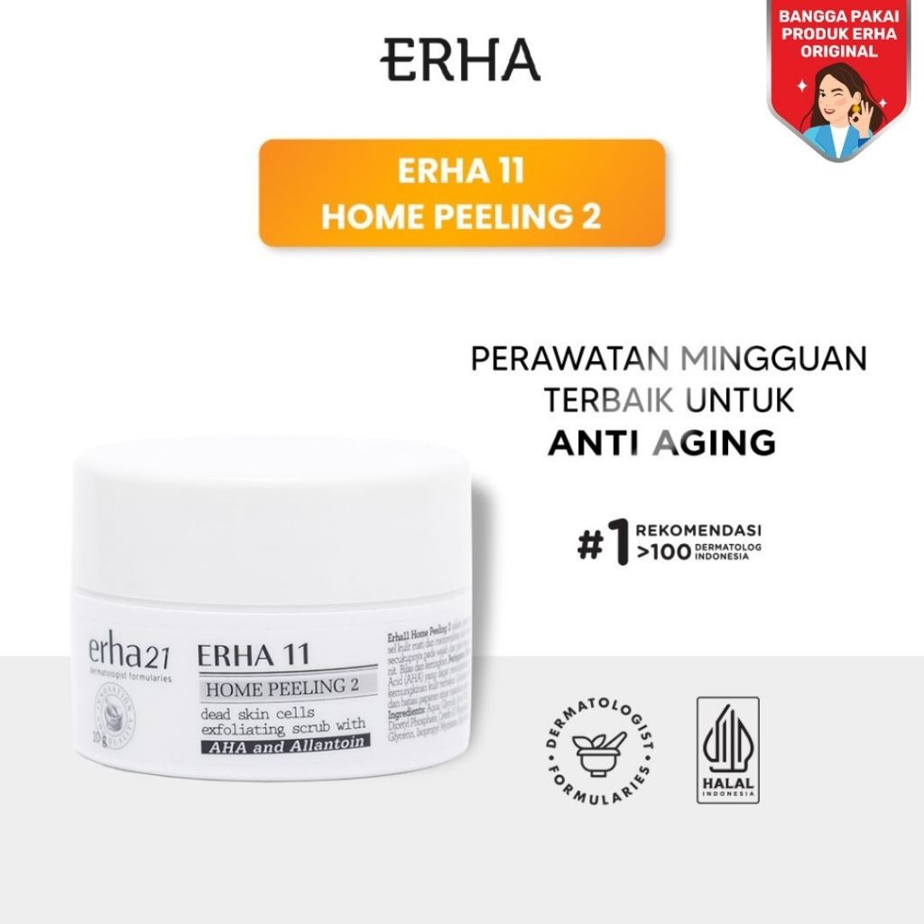 Jual Erha21 Erha 11 Home Peeling 2 10g - Exfoliating Scrub Krim Wajah ...