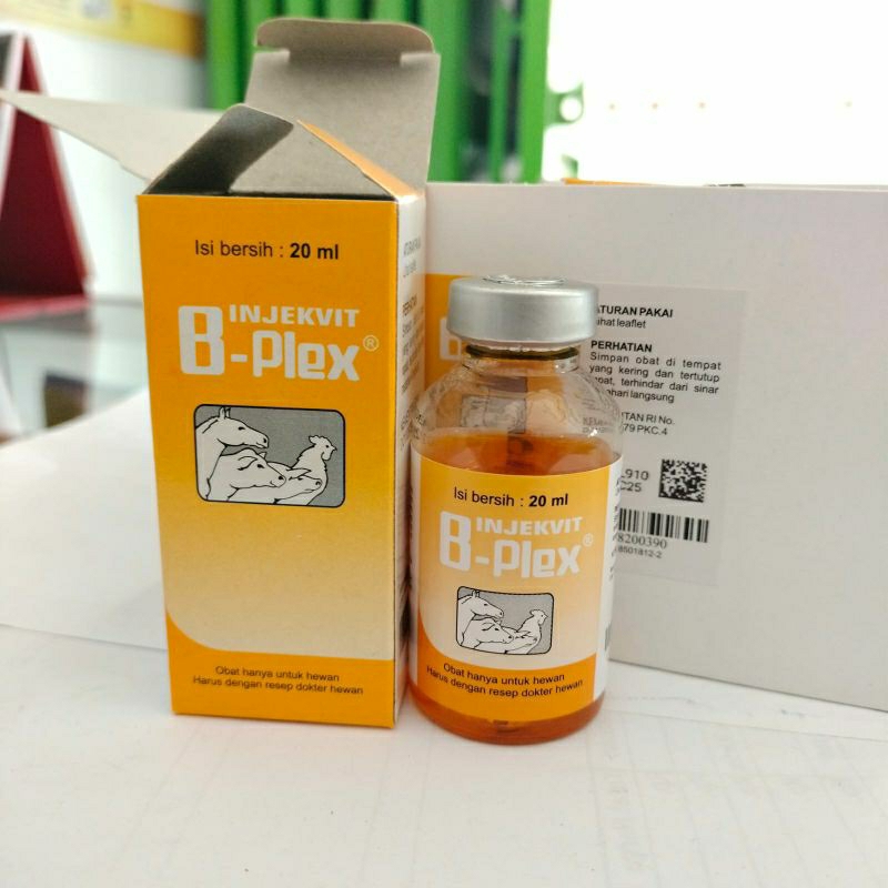 Jual Injekvit B - Plex 20 ml Vitamin B complex untuk hewan | Shopee ...