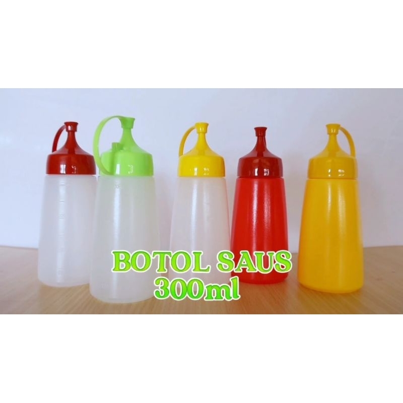 Jual Botol saus plastik || botol kecap mayonaise 300 ml & 400 ml | Shopee Indonesia