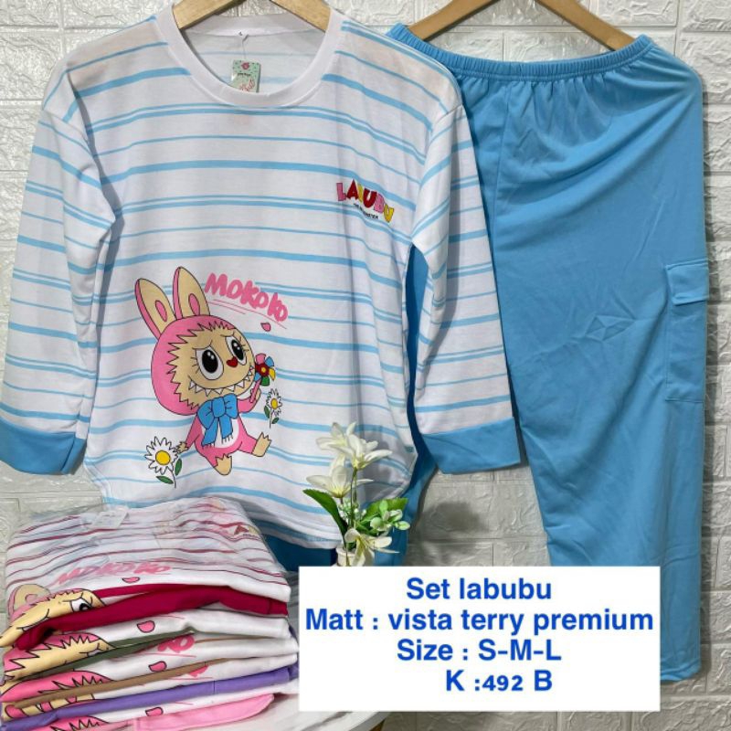 Jual set anak perempuan motif Labubu | Shopee Indonesia