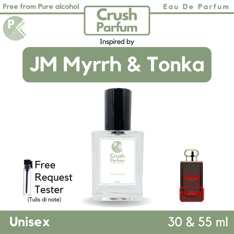 Jual JM Myrrh & Tonka by Crush Parfum - Parfum pria dan wanita aroma vanilla elegan 30ml dan ...