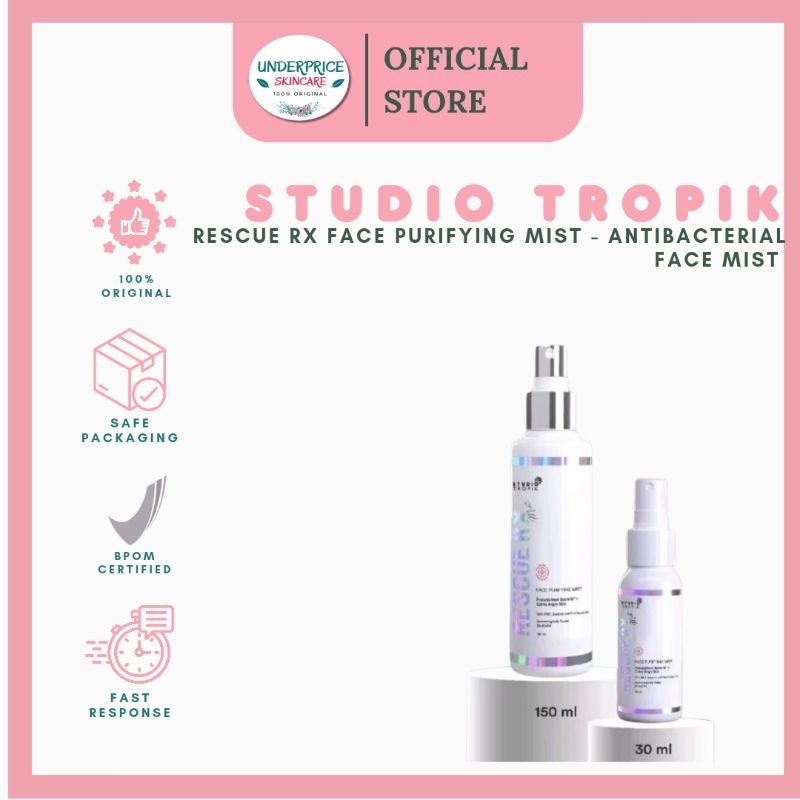 Jual Studio Tropik Rescue RX Face Purifying Mist - Antibacterial Face Mist | Shopee Indonesia