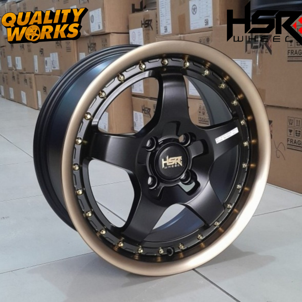 Jual Promo Harga Velg Racing Hsr R15 Inch Pcd 4x100 Velek Hsr Bob Ring ...