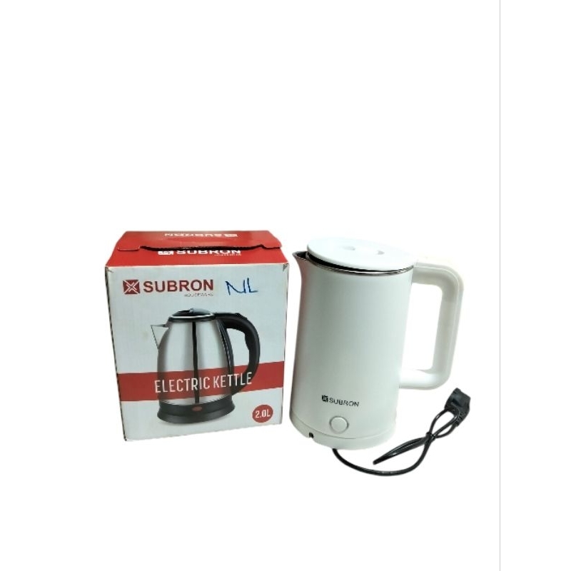 Jual Teko Listrik Subron warna putih / white Kettle 2.3 Liter/Teko ...