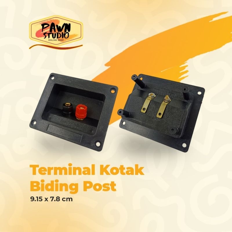 Jual TERMINAL KOTAK BOX SPEAKER BIDING BINDING POST / BUILDING PUSH PIN ...