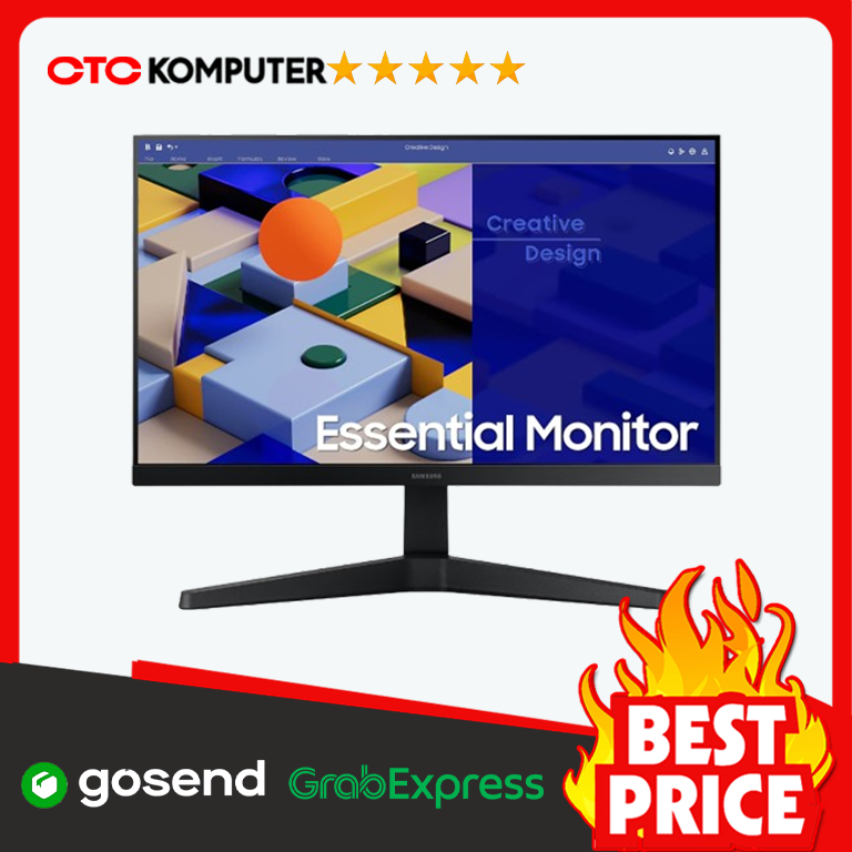 Jual Monitor Samsung LED IPS S24C310 / LS24C310 - Full HD 24" Inch ...