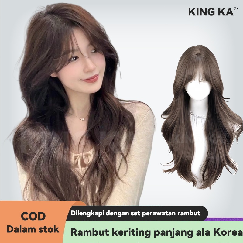 Jual King Ka FULL WIG KOREAN LAYER WAVE LONG HALUS DAN ALAMI RAMBUT ...