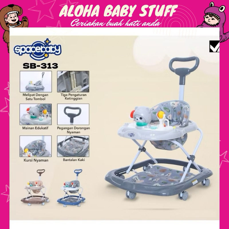 Jual Baby Walker Anak Spacebaby Space Baby SB 316 317 Alat belajar ...