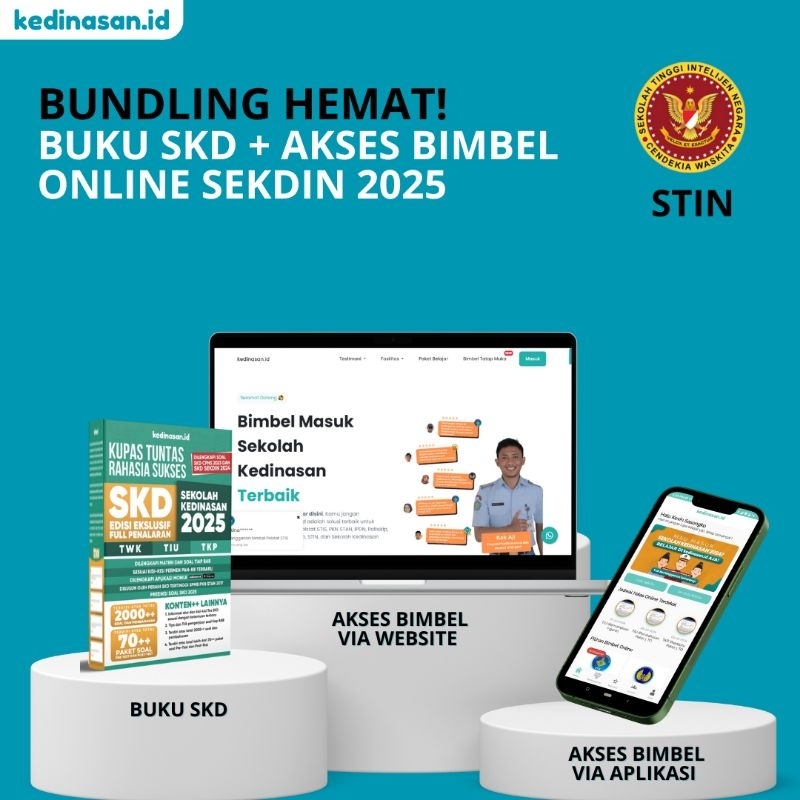 Jual Bimbel Online STIN 2025 + Buku SKD | Shopee Indonesia