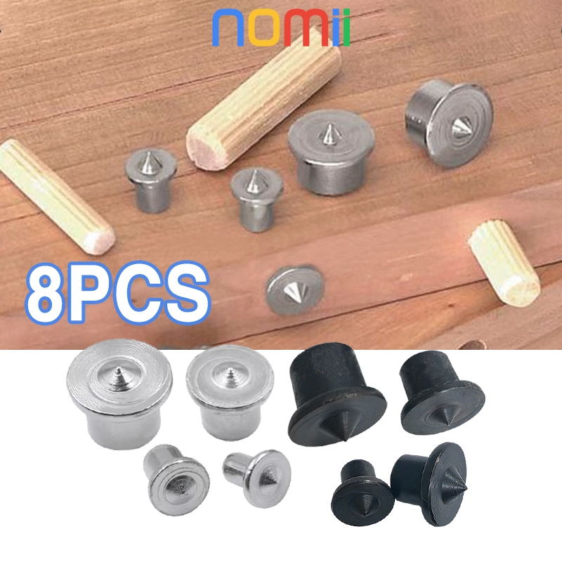 Jual 8Pcs/Set Dowel Drill Centre Points Pin Wood 6mm/8mm/10mm/12mm ...