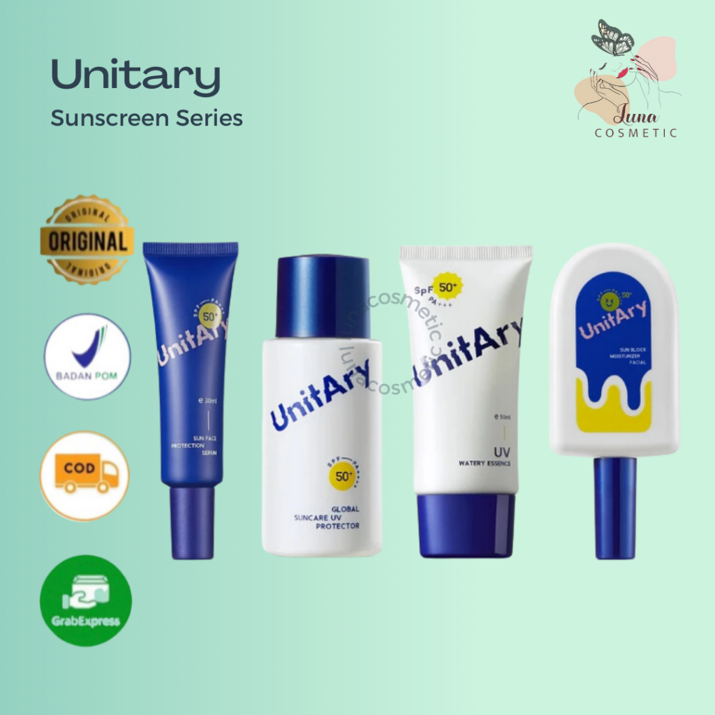 Jual Unitary Sunscreen Series All Varian||Global|Sunscreen Uv|Sun Block ...