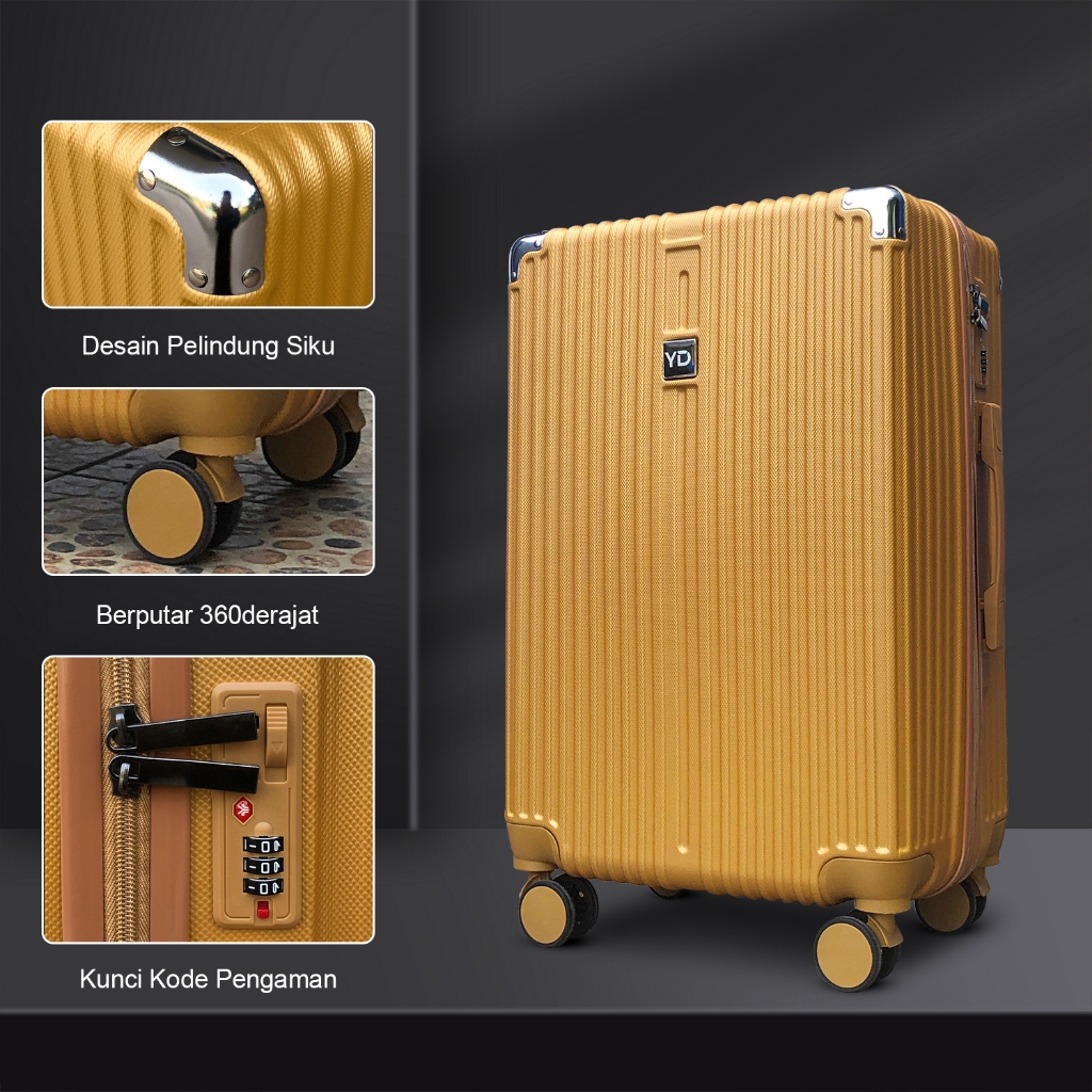 Jual YD 2037 Koper 20 inch 24 inch Anti Pecah Kabin Size Roda 4 ...